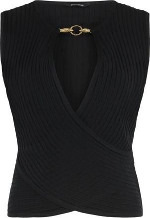 Just Cavalli Femme, Tops, Noir, Taille: 42 FR Hauts