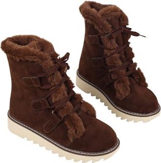 Generic Bottines &agrave; fermeture &eacute;clair lat&eacute;rale pour femmes Bottes courtes Chaussures simples pour femmes Chaussures d&eacute;contract&eacute;es Bottines pour femmes Rouge 41,