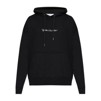 Off-white Homme, Sweatshirts et sweats &agrave; capuche, Noir, Taille: 3XL Sweat &agrave; Capuche Logo Brod&eacute;