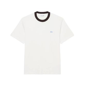 Lacoste Homme, Tops, Blanc, Taille: XS T-shirt Color-block