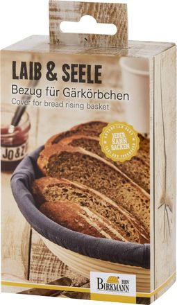 RBV BIRKMANN 700703, Laib und Seele, Bezug f&uuml;r G&auml;rk&ouml;rbchen, rund, gro&szlig;