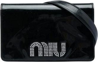 Miu Miu Pre-owned Cuir sacs-ports-paule - Femme - Pre-owned - Noir - Taille: ONE Size