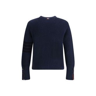 Thom Browne Mens Blue Cotton Sweatshirt Clothing