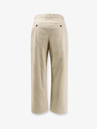 Dunst Mens Trousers Corduroy White Cotton