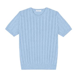 Manuel Ritz Round-Neck Strickwaren - - Knitwear - Herren - Blau - 3XL