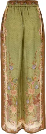 Zimmermann Indra Relaxed Trousers - Green