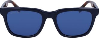 Lacoste Unisex Adult Sunglasses L996S - Blue with Solid Blue Lens