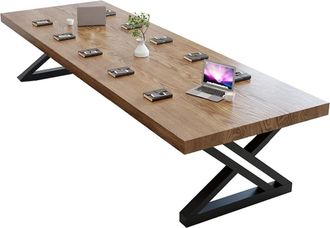 Generic Extra Dicker gro&szlig;er B&uuml;ro-Konferenztisch, Konferenztisch, for Gesch&auml;ftstreffen, Seminare und Schulungen, bietet Platz for 4 bis 8 Personen(160x70x75cm/