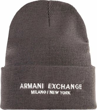 A|X Armani Exchange Caps & M&uuml;tzen - Cappello Beanie - Gr. ONE SIZE - in Grau - f&uuml;r Damen
