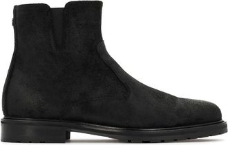 Kazar Bottines en Daim zipp&eacute;es - Homme - Chaussures - Noir - Taille: 44 EU