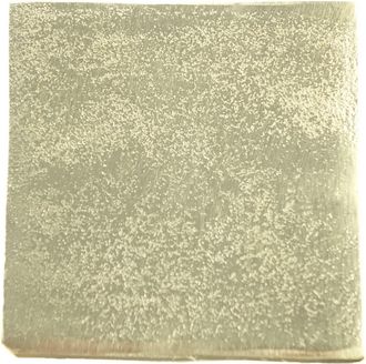 Gasper Quadratische Untersetzer Goldfarben 10 x 10 cm aus Aluminium - 4er Set