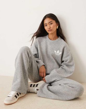 adidas Originals Pull en maille - Gris