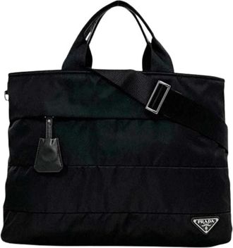 Prada unisex, Pre-owned, Noir, Taille: ONE Size Sac fourre-tout Vintage Pre-owned