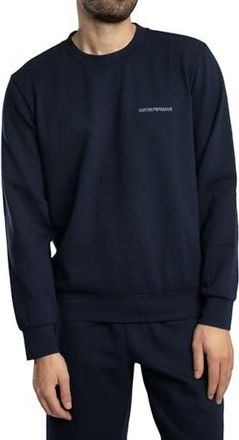 Emporio Armani Hoodie Sweatshirt Maillot de survtement, Armani Blu, S Homme