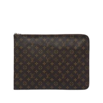 Louis Vuitton Pre-owned Poche Documents Portfolio - Femme - Pre-owned - Brun - Taille: ONE Size