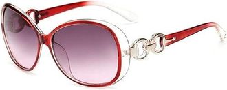 Generic Lunettes de soleil rondes design pour femme - Lunettes de soleil r&eacute;tro polaris&eacute;es protection UV-B