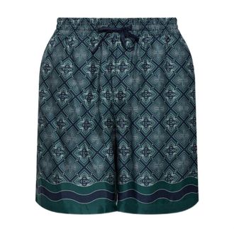 Casablanca Shorts en soie imprim&eacute;e - Homme - Maillots de bain - Multicolore - Taille: L