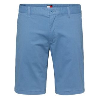 Tommy Jeans Slim-Fit Chino Bermudas - - Shorts - Herren - Blau - W31