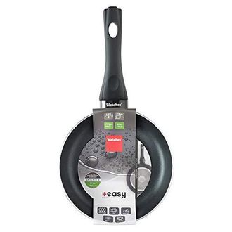 Metaltex Easy Pressed Aluminium Frying Pan 18 cm 2 Layers Non-Stick Dot Induction Suitable for All Hobs Black