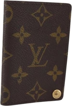 Louis Vuitton Porte-cartes doccasion - Femme - Pre-owned - Brun - Taille: ONE Size