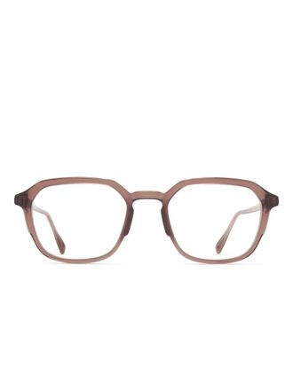 Mykita lunettes de vue à monture carrée - Marron