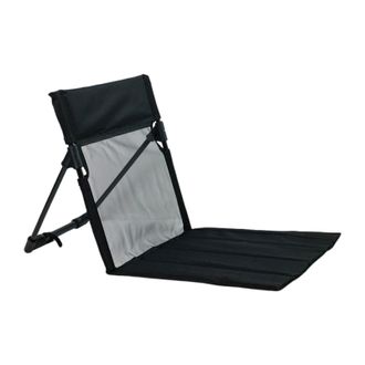 Generic Klappst&uuml;hle f&uuml;r den Au&szlig;enbereich, Rasensitz mit R&uuml;ckenlehne, Bodensitz mit atmungsaktiver R&uuml;ckenlehne, atmungsaktiver Hocker f&uuml;r V