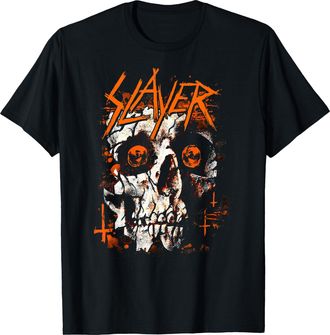 Slayer Graphic Halloween Skull T-Shirt