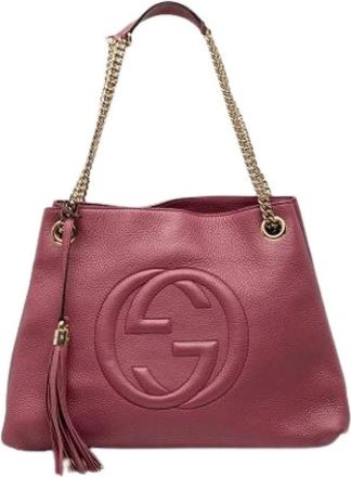 Gucci Sac bandouli&egrave;re cha&icirc;ne Pre-owned Soho - Femme - Pre-owned - Rose - Taille: ONE Size