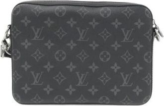 Louis Vuitton Sac bandouli&egrave;re Monogram Eclipse Reverse Pre-owned - Femme - Pre-owned - Gris - Taille: ONE Size