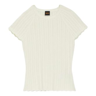 HUGO BOSS Damen, Strickwaren, Beige, MGr&ouml;&szlig;e