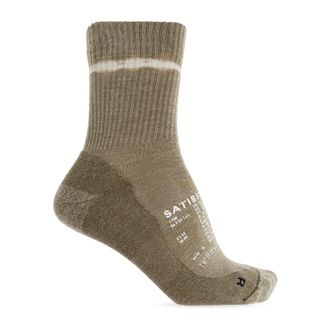 SATISFY Satisfy, Homme, Sous-v&ecirc;tements, Vert, Taille: S Chaussettes Tube en Laine M&eacute;rinos et Nylon
