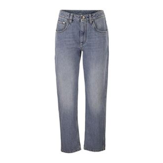 Brunello Cucinelli Straight Leg Denim Jeans - - Jeans - Damen - Blau - L