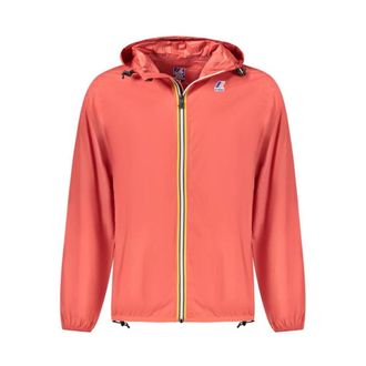 K-Way Rote Kapuzenjacke aus Polyamid - - Jackets - Herren - Rot - M