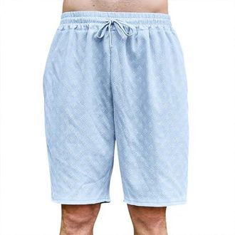 Generic Short stretch d&eacute;contract&eacute; pour homme - Coupe ajust&eacute;e - Avec fermeture &eacute;clair - Pour le quotidien - Confortable - Pour l&eacute;t&eacute; - Printemps - Taille &eacute;lasti