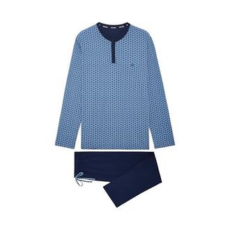 HOM Pyjama Long Martinez Pajama Set, Abstraites Bleu, M Mens