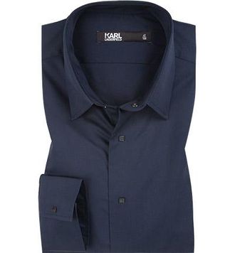 Karl Lagerfeld Herren Hemd blau