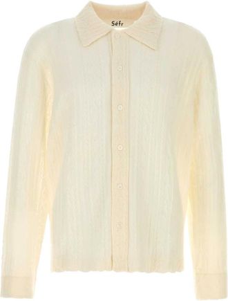 S&eacute;fr Homme, Pulls, Blanc, Taille: L Riku Shirt
