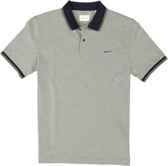GANT Herren Polo-Shirt grün meliert