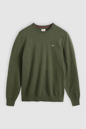 Levi's Leichter Housemark Pullover - Herren - Gr&uuml;n / Gr&uuml;n