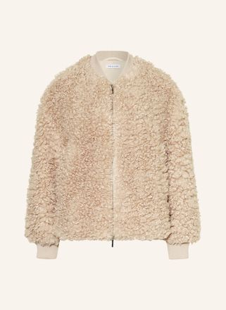 Mrs & Hugs Mrs & Hugs Teddyfell-Jacke weiss