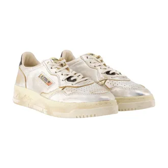 Autry Sup Vint Low Sneakers - Silver