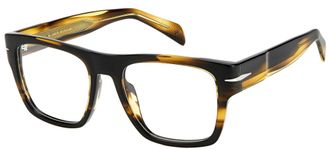 David Beckham Db 7020/bold KVI/19 STRIPED BRWN Eyewear Mens Acetate, Standard, 51