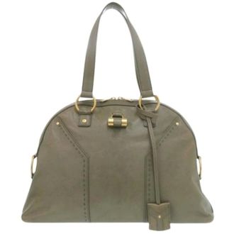 Saint Laurent Sac &agrave; main Pre-owned - Femme - Pre-owned - Vert - Taille: ONE Size