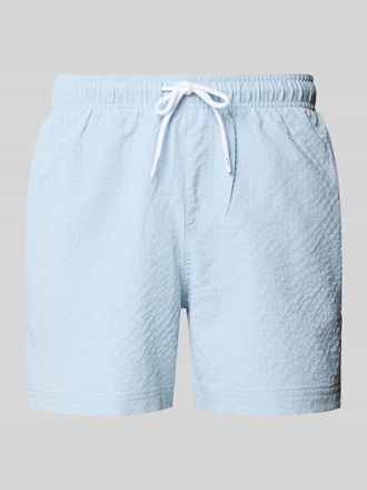 Jack & Jones Badehose aus Seersucker mit elastischem Bund Modell MAUI OCEAN
