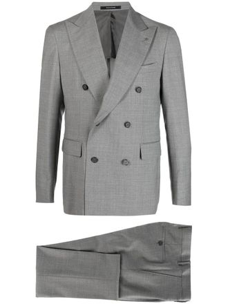 Tagliatore costume &agrave; carreaux - Gris