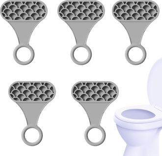 Generic Toilettendeckelheber, WC-Sitzgriff zum Anheben | Toilettensitz-Hebewerkzeug, 5 Stück, WC-Deckelöffner, Toilettensitz-Heber, Vermeiden Sie das Berühren
