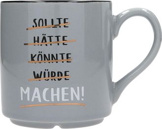 Depesche 0013594-007 Lieblingsbecher Motiv Nr. 7, Henkeltasse mit Spruch, 300 ml, aus Porzellan, teilweise mit Goldfolie und Innendruck