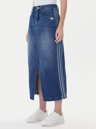 adidas Jeansrock adicolor 3-Stripes JW2658 Blau Regular Fit