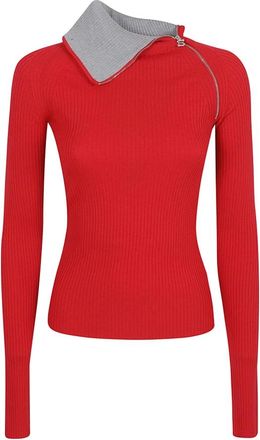 Sportmax Femme, Pulls, Rouge, Taille: 40 FR Pinna Sweater