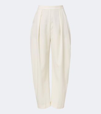 R&oacute;he R&oacute;he Pantalon barrel en laine vierge
